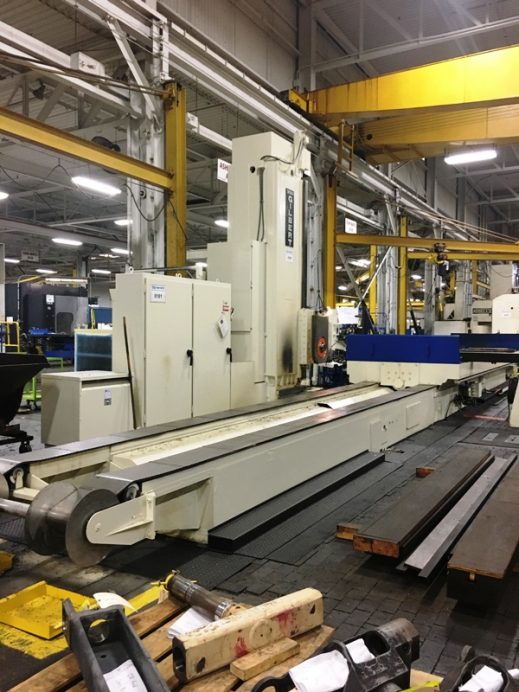 5" CINCINNATI GILBERT MODEL 350P-1 4-AXIS CNC PLANER TYPE HORIZONTAL ...